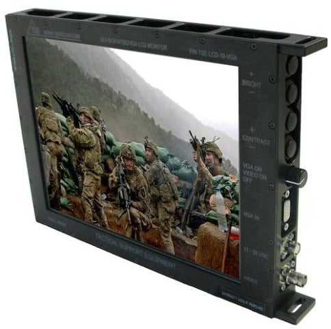 10” Rugged VGA LCD Display Monitor – Tactical Support Equipment